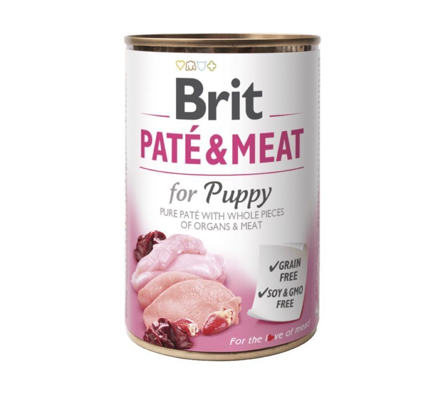 Brit Paté & Meat Puppy 400 g (Pate) — pate pentru căței